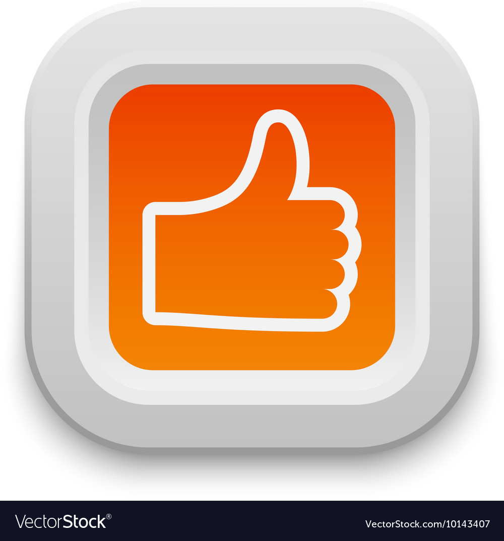 Ok like button set Royalty Free Vector Image - VectorStock