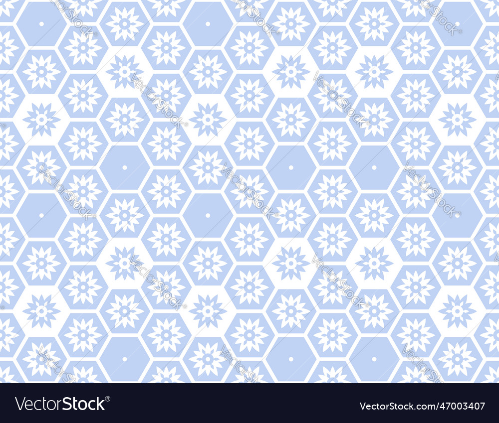 Seamless hexagons pattern Royalty Free Vector Image
