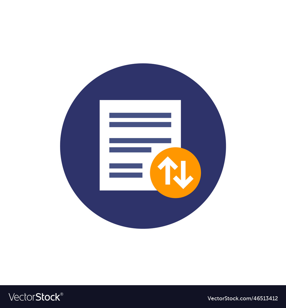 Case priority icon flat Royalty Free Vector Image