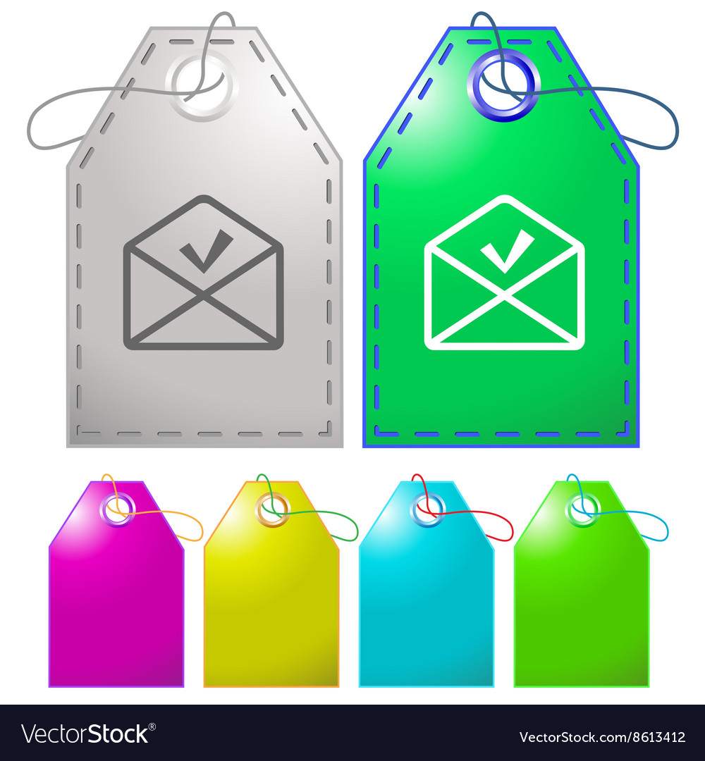 Mail ok Royalty Free Vector Image - VectorStock