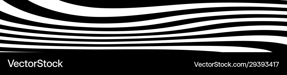 Abstract black and white curved lines Royalty Free Vector