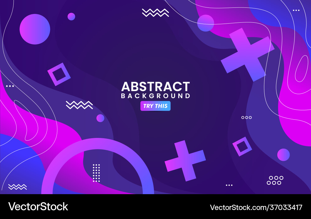 Abstract colorful purple with geometric shape Vector Image