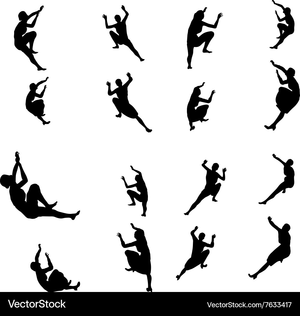 Businesswoman climbing Royalty Free Vector Image