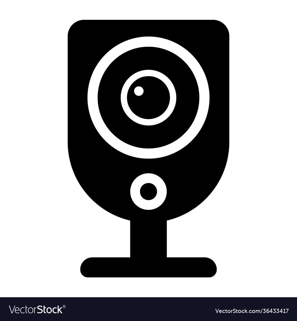 Computer webcam Royalty Free Vector Image - VectorStock