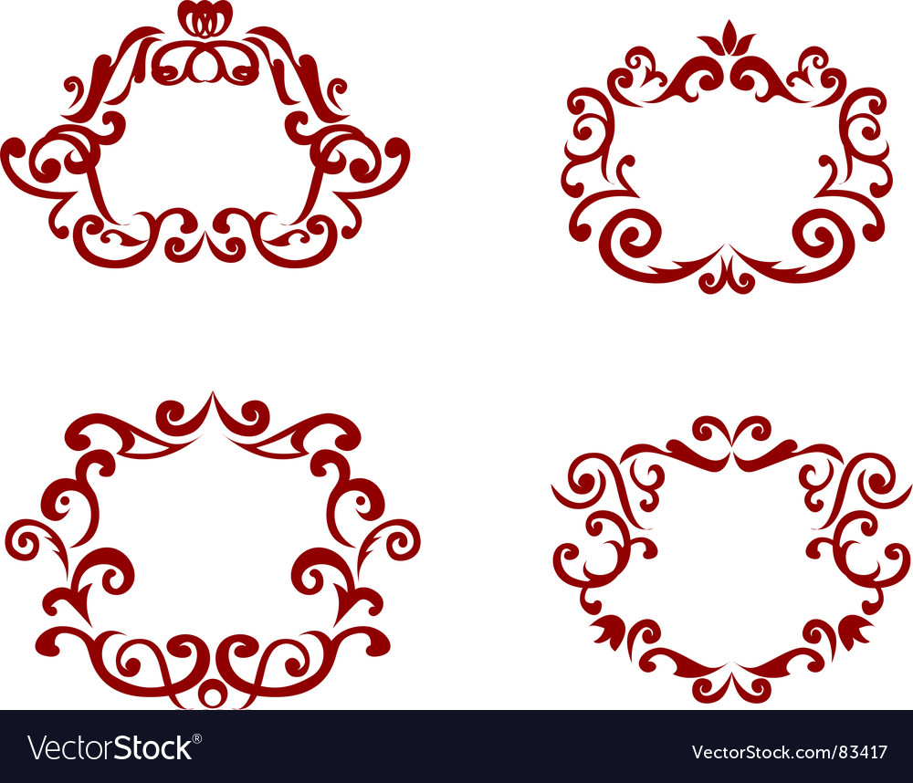 Decorations Royalty Free Vector Image - VectorStock
