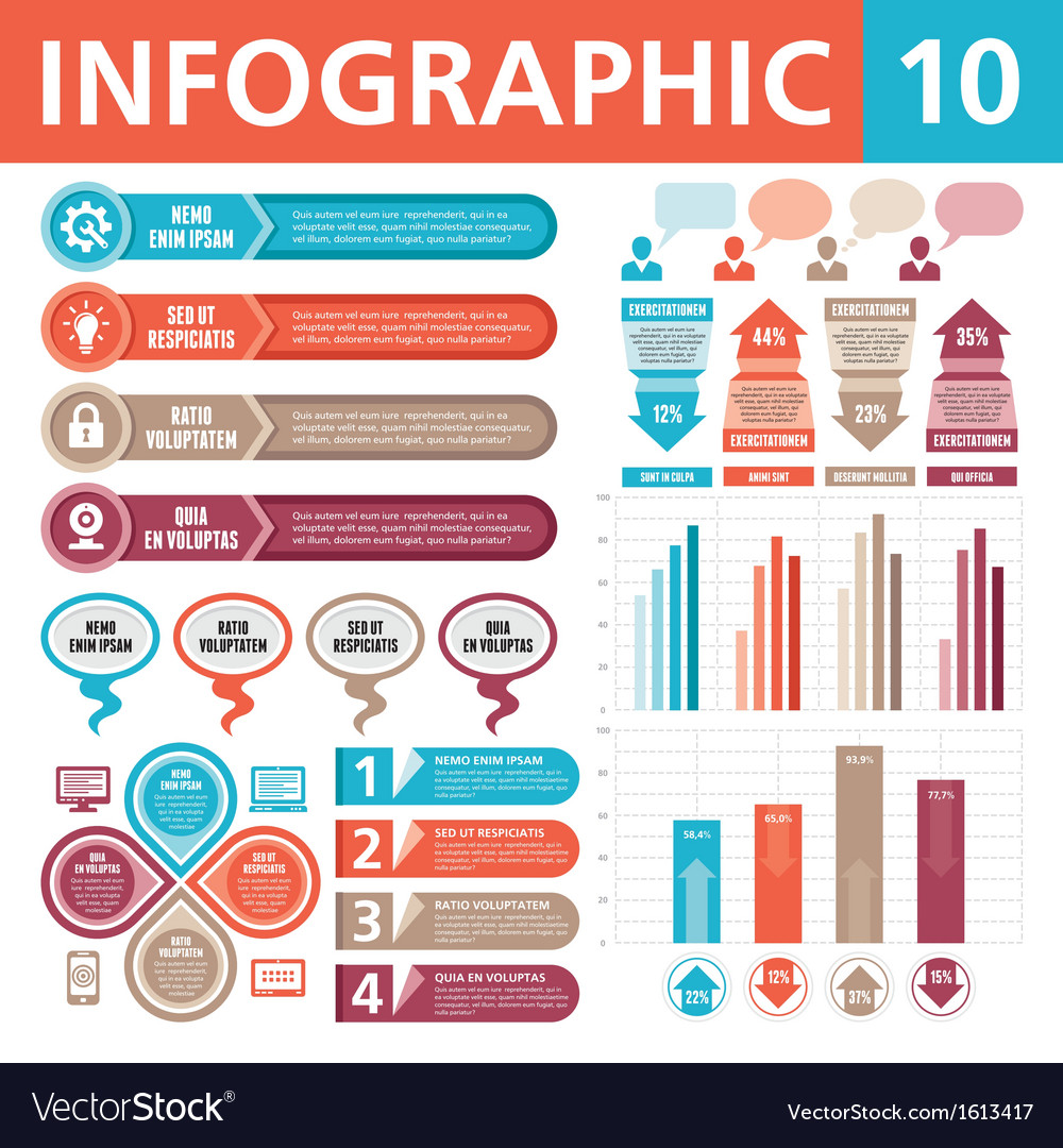 Infographic elements 10 Royalty Free Vector Image