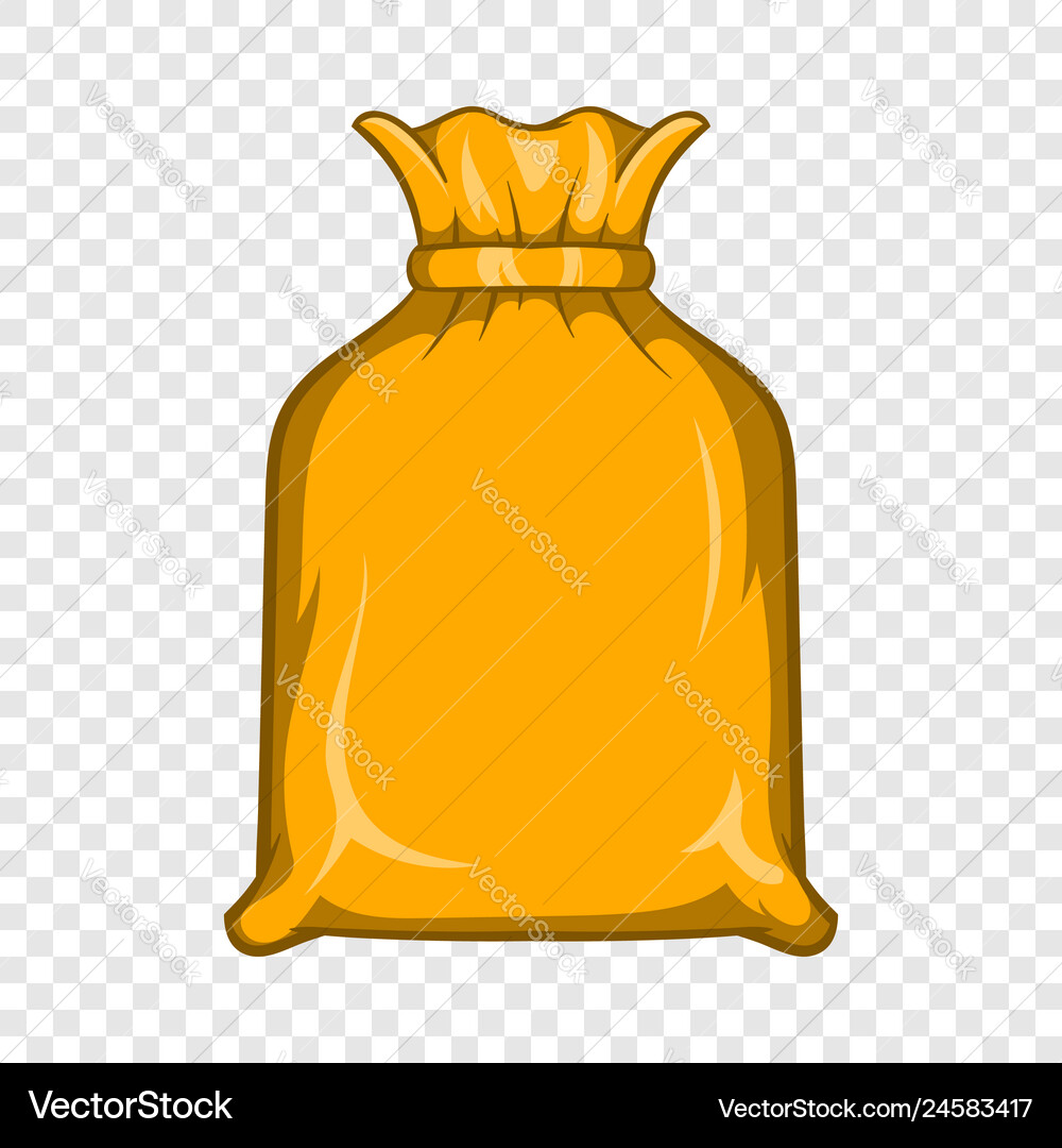Packing bag icon cartoon style Royalty Free Vector Image