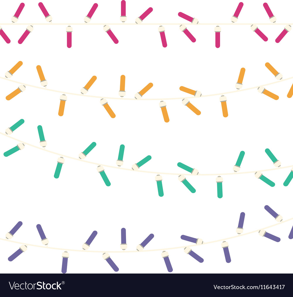 Pattern with multicolor led light Royalty Free Vector Image