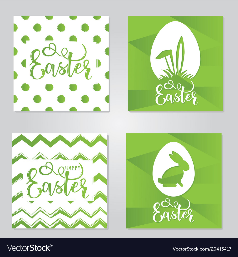 Set for easter event Royalty Free Vector Image