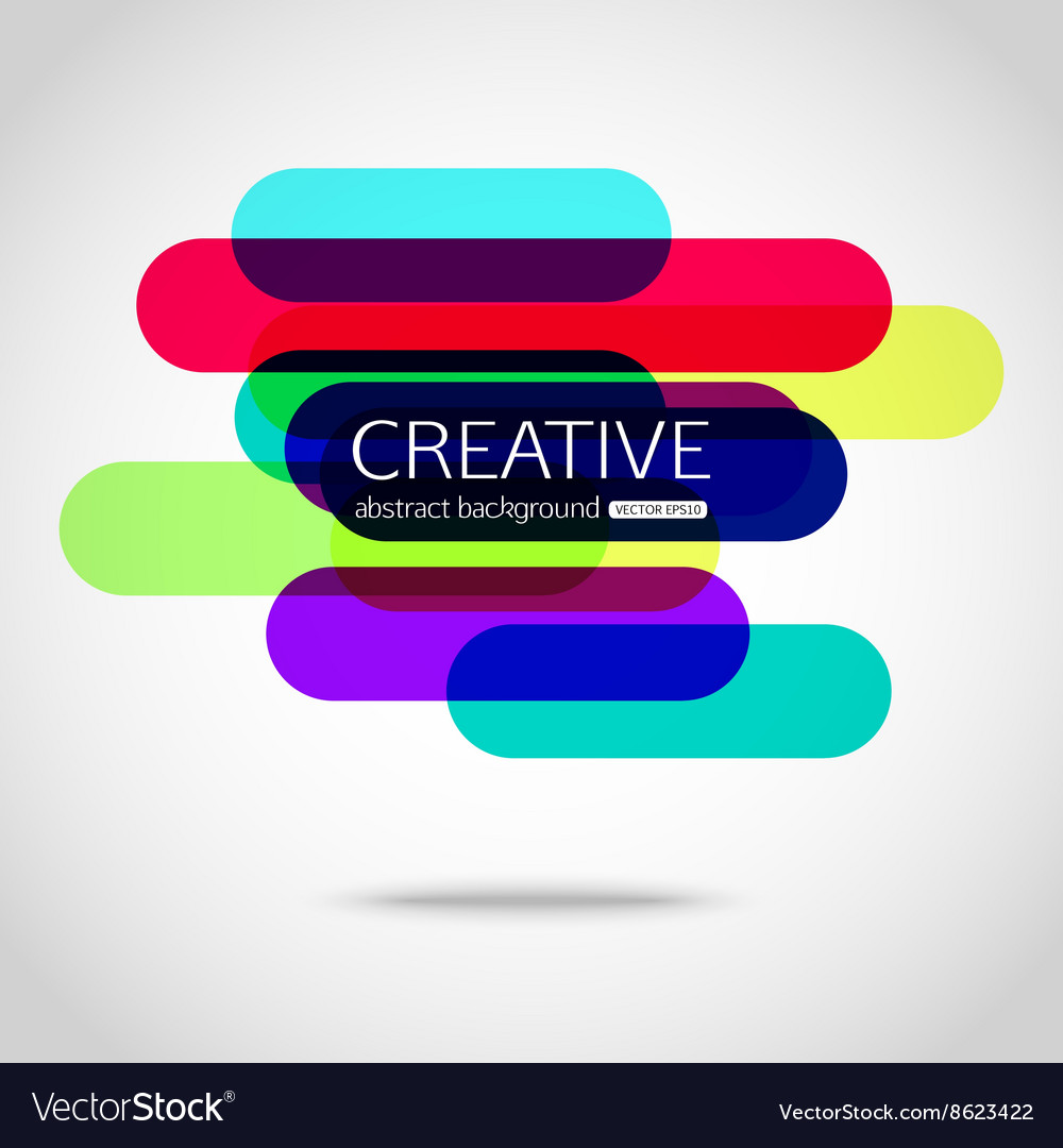 Abstract background with colorful stripes Vector Image