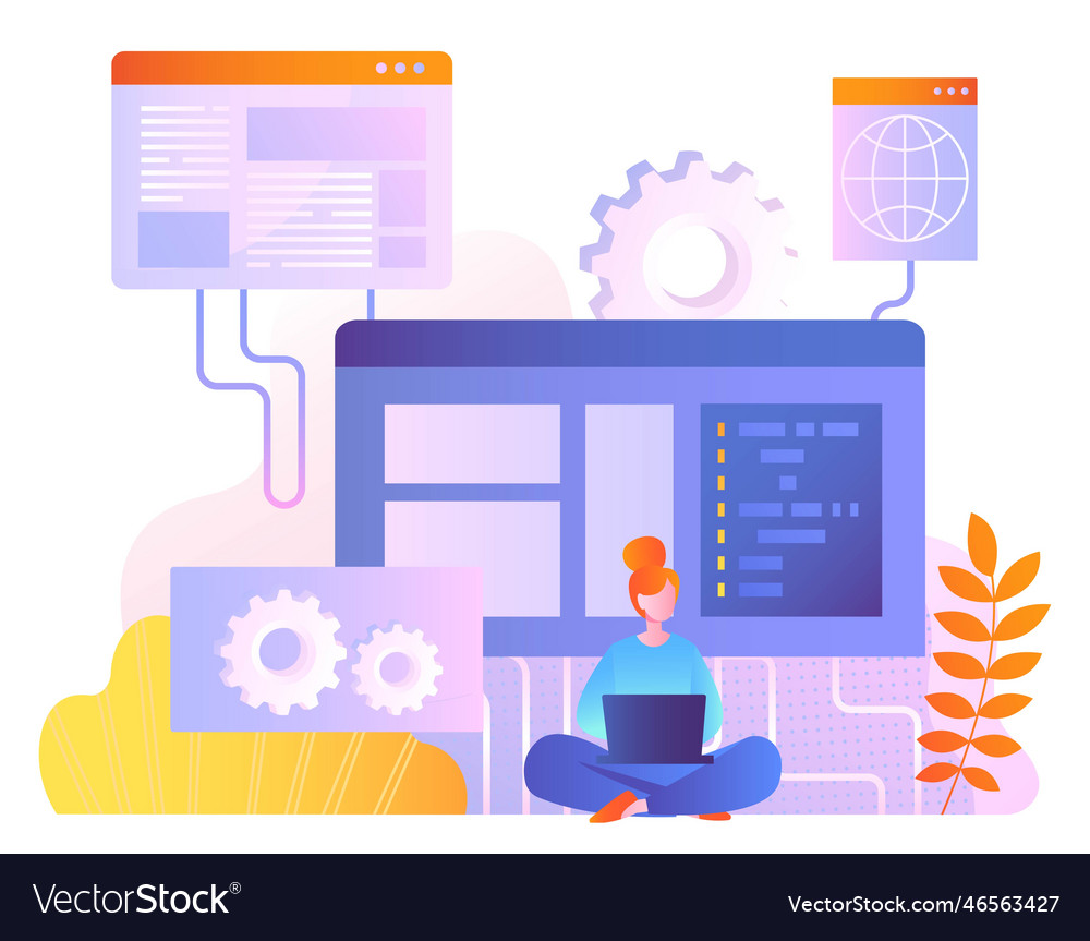 Concept of cms Royalty Free Vector Image - VectorStock