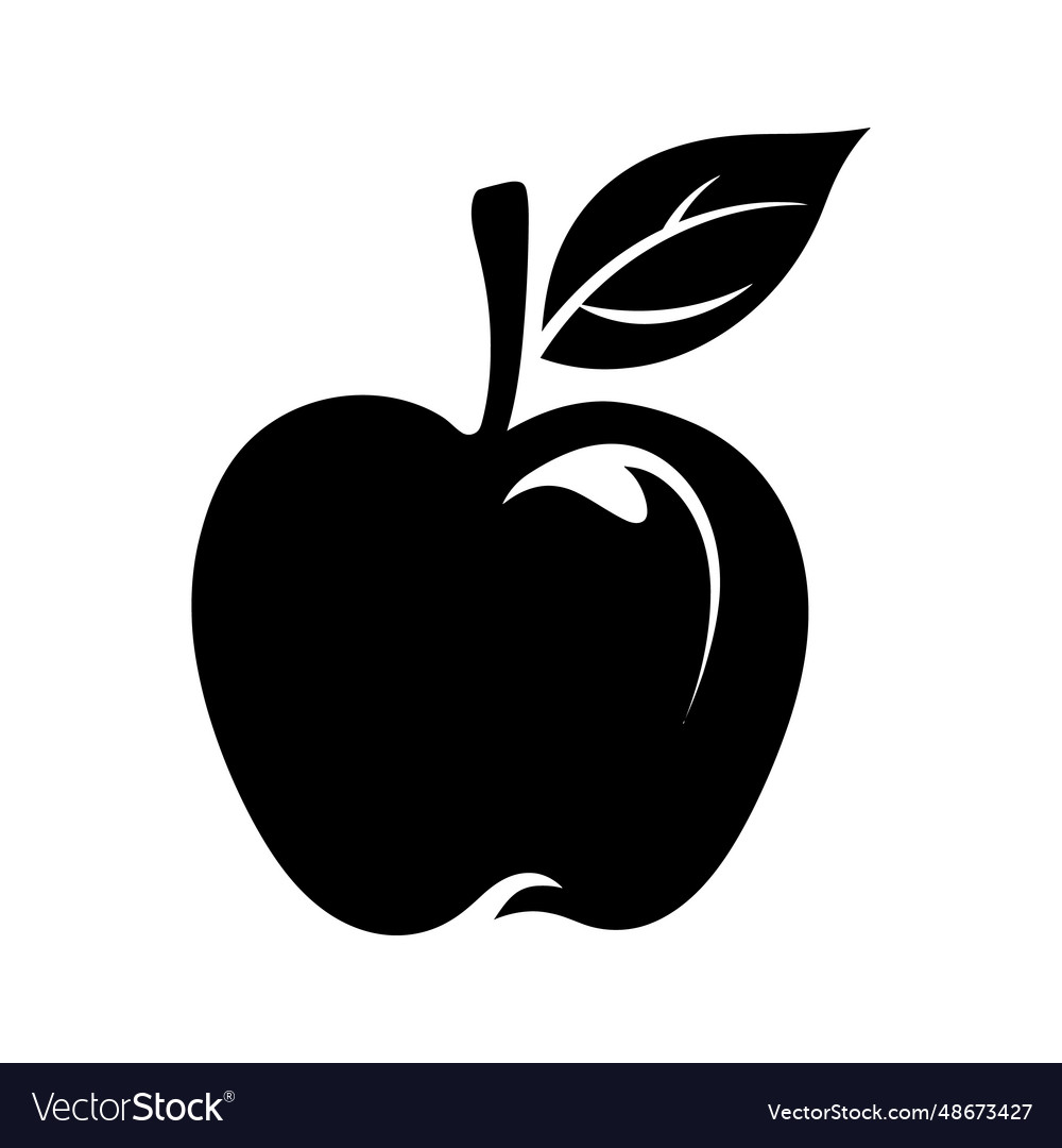 Geometric apple Royalty Free Vector Image - VectorStock
