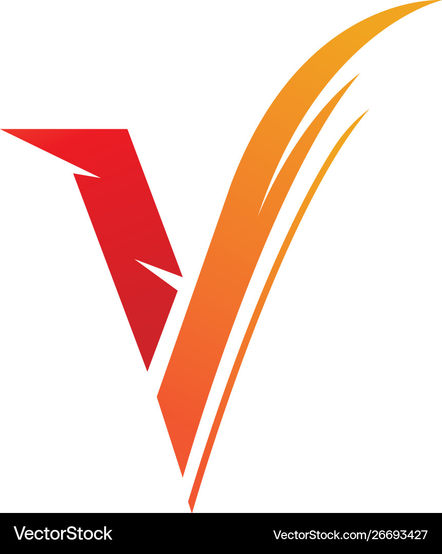 V logo images stock Royalty Free Vector Image - VectorStock