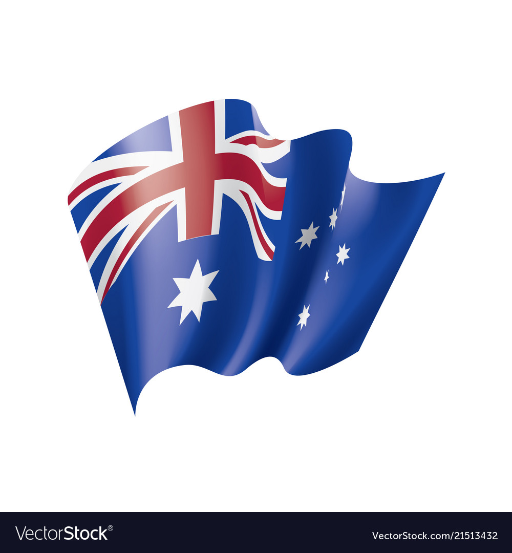 Australia flag Royalty Free Vector Image - VectorStock