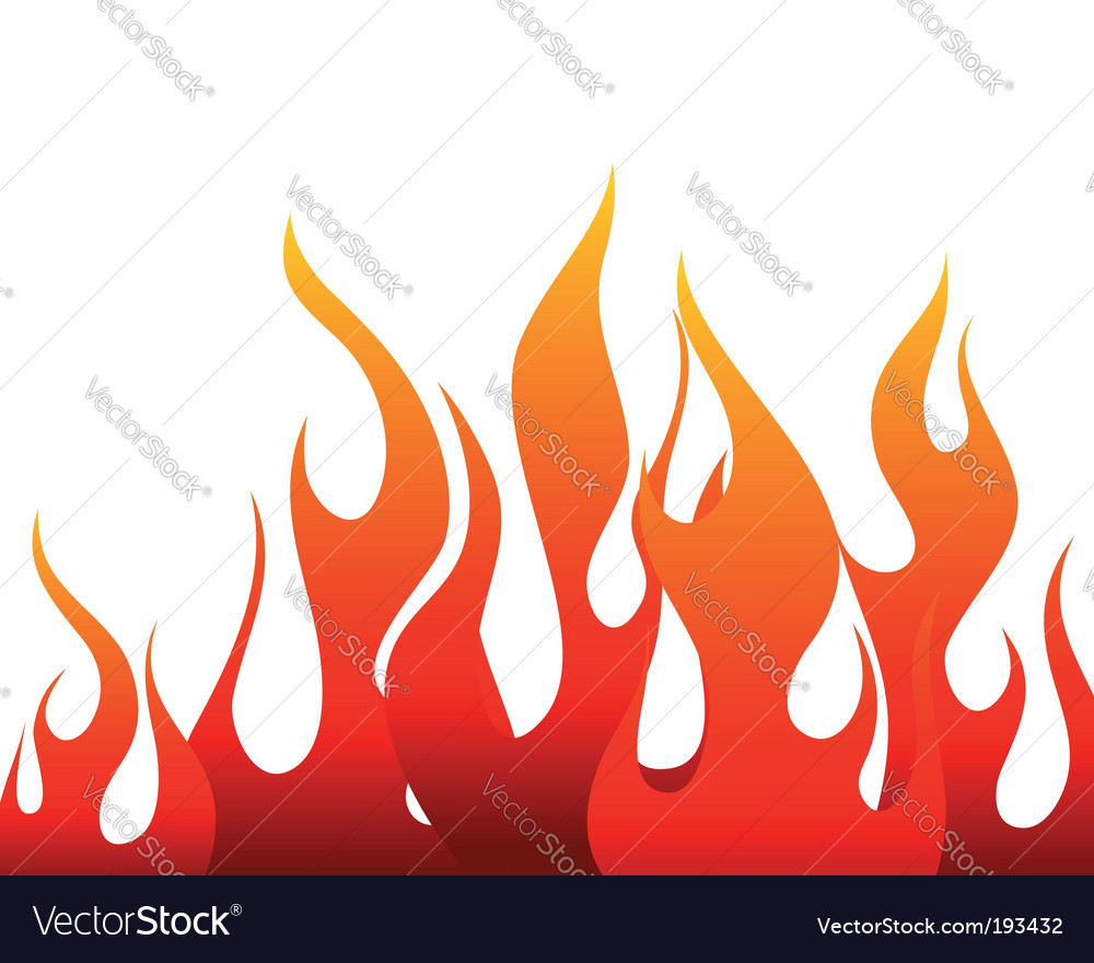 Fire background Royalty Free Vector Image - VectorStock