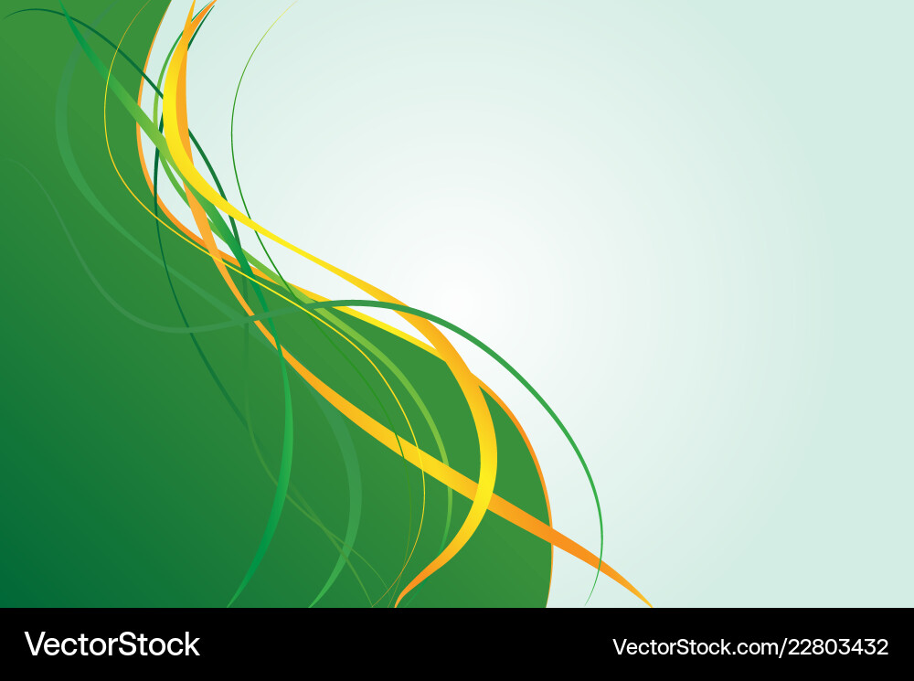 Green abstract background Royalty Free Vector Image