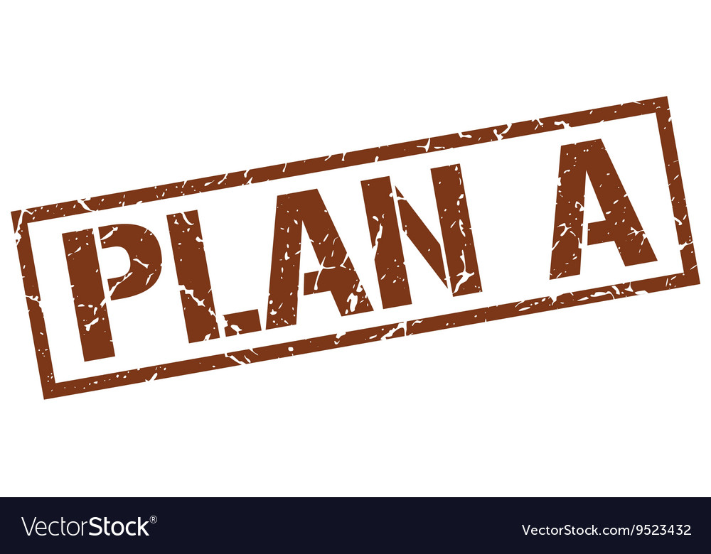 Plan a stamp Royalty Free Vector Image - VectorStock