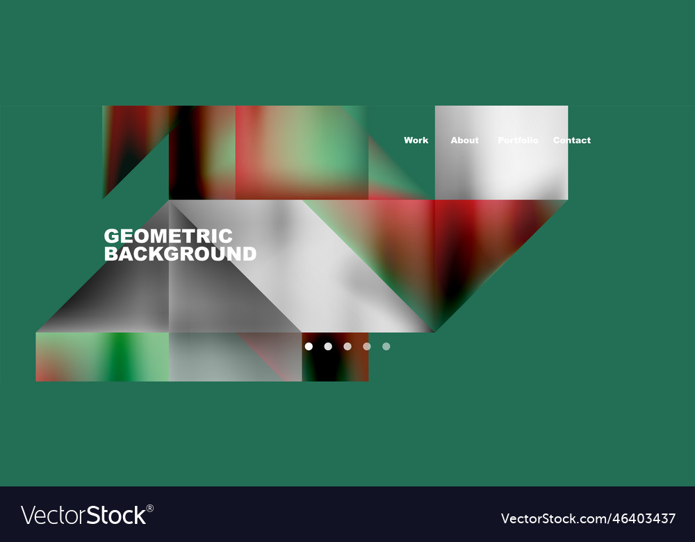 Dynamic lines triangles rectangles geometric Vector Image