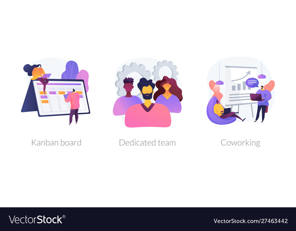 Agile project development concept metaphors Vector Image Agile project development concept metaphors Vector Image