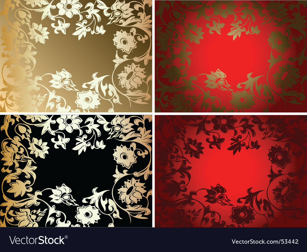 Decorative wallpaper pattern Royalty Free Vector Image