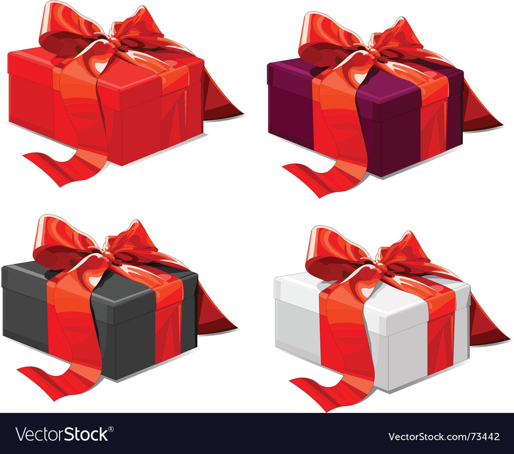 Gift boxes Royalty Free Vector Image - VectorStock