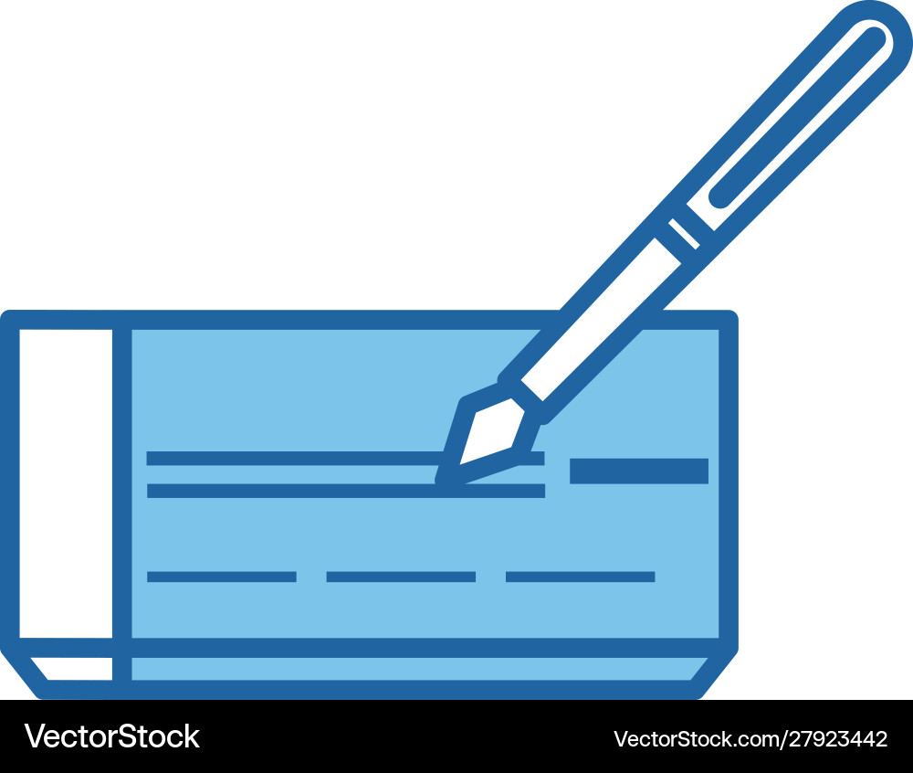 Money line and fill style Royalty Free Vector Image