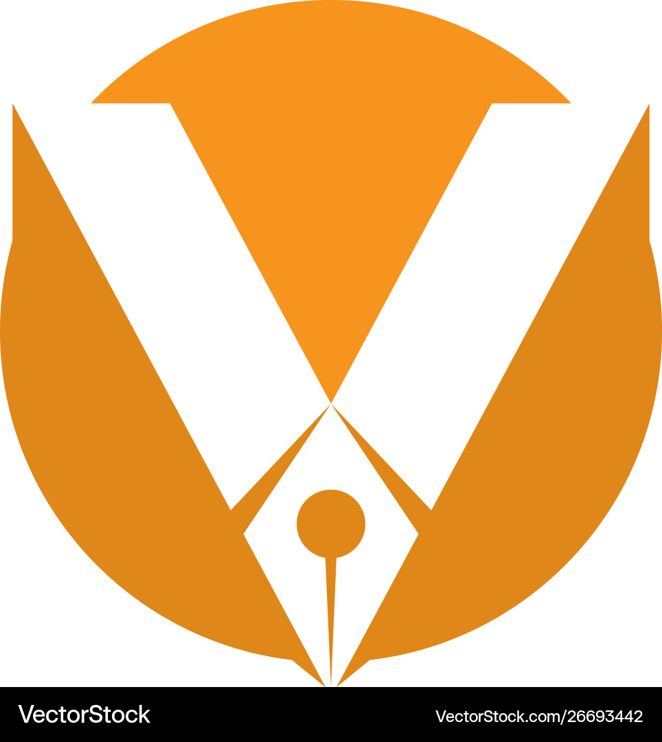 V logo images stock Royalty Free Vector Image - VectorStock