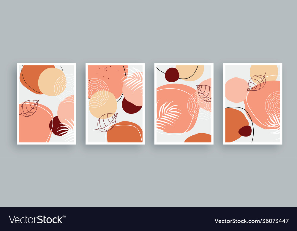 Abstract art painting with pastel colors Vector Image