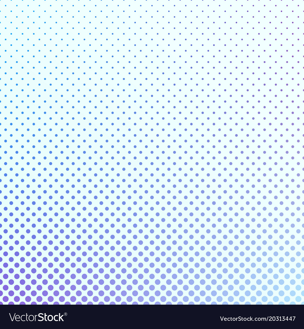 Abstract gradient halftone dot pattern background Vector Image