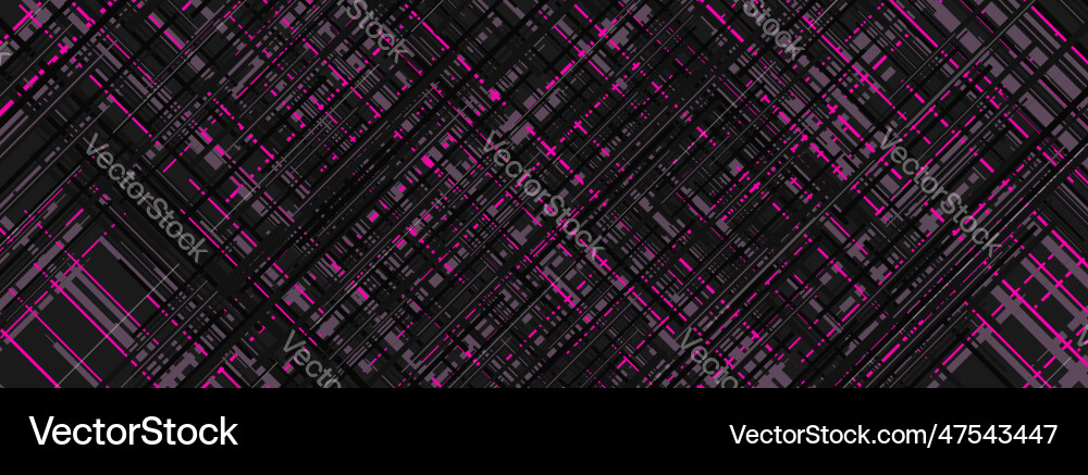 Abstract modern striped wide banner design Vector Image