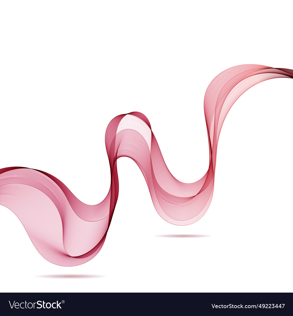 Abstract pink wave background for presentation Vector Image