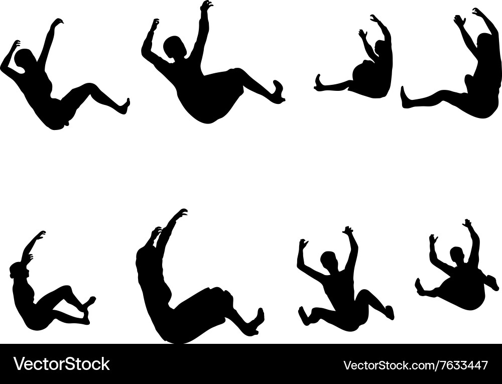 Business woman under hanging Royalty Free Vector Image