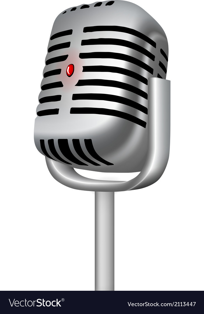 Microphone Royalty Free Vector Image - VectorStock