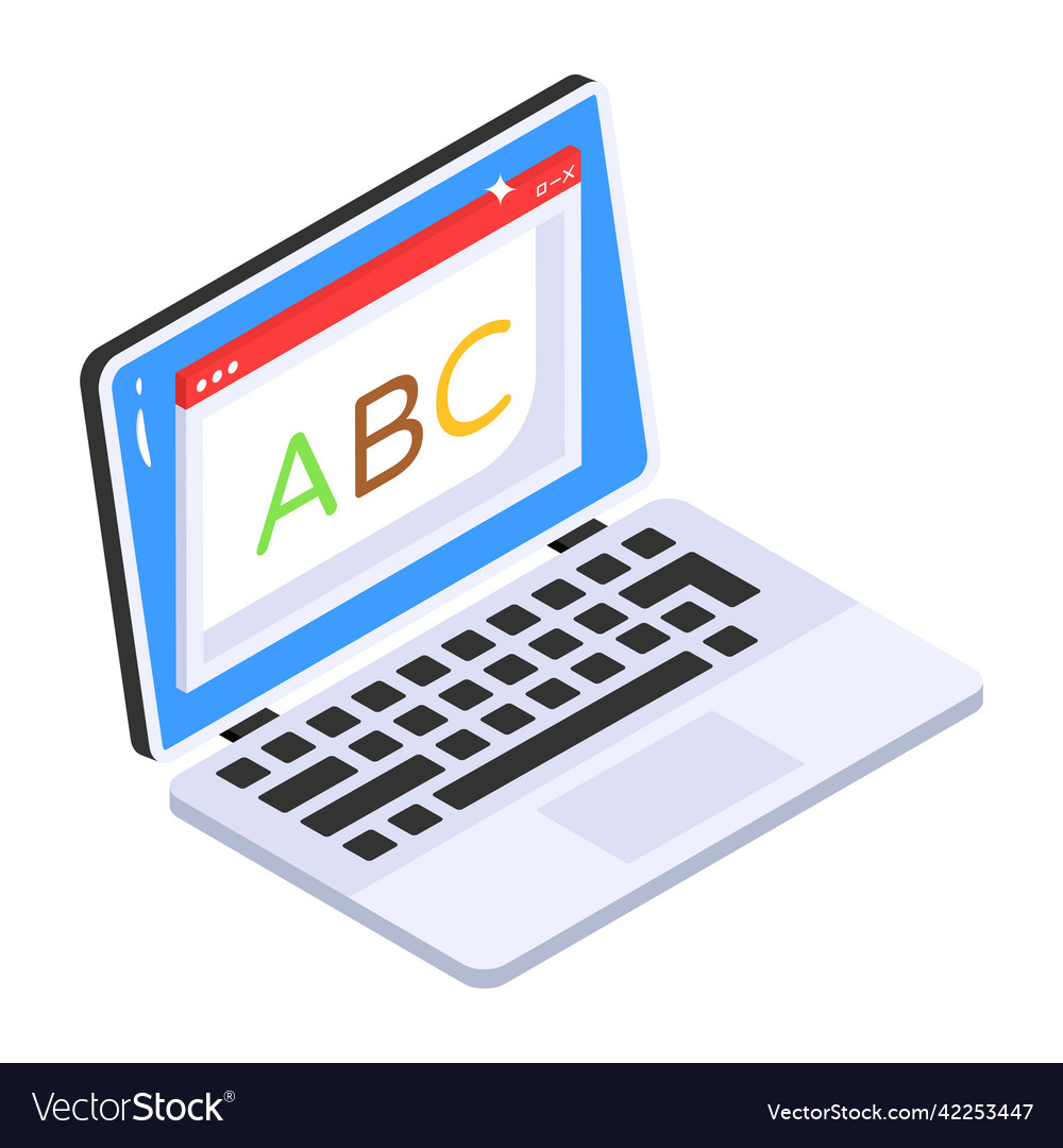Online learning Royalty Free Vector Image - VectorStock