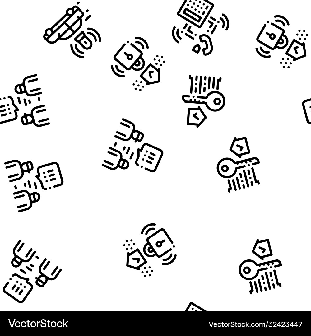 Security agency property protect icons set Vector Image