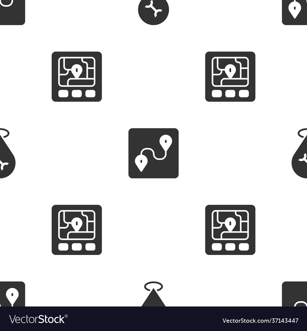 Set car service route location and gps device Vector Image Set car service route location and gps device Vector Image