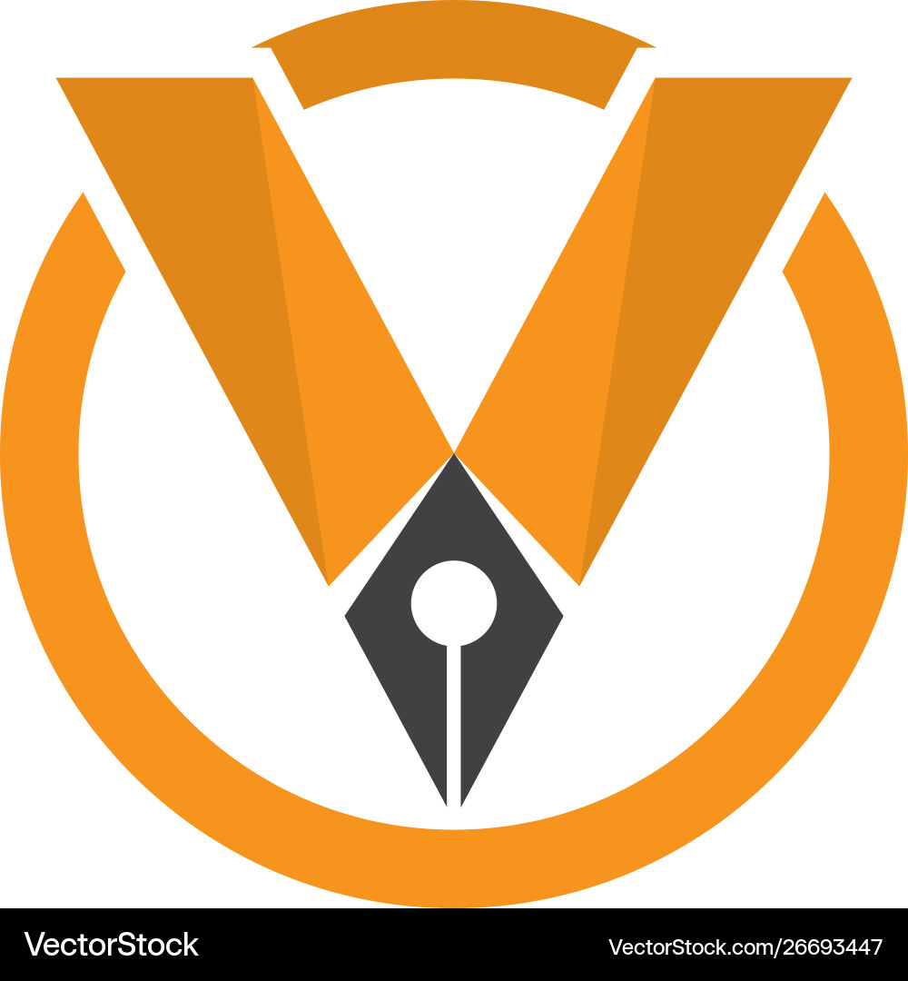 V logo images stock Royalty Free Vector Image - VectorStock