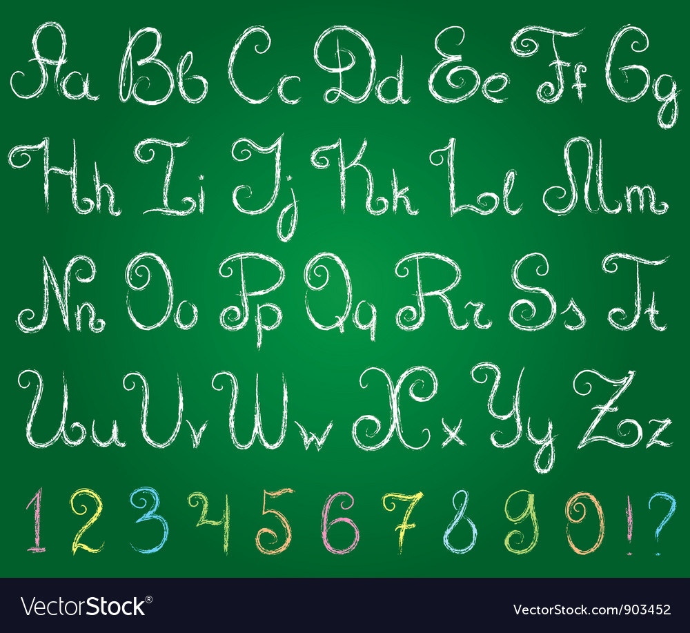 Alphabet Royalty Free Vector Image - VectorStock