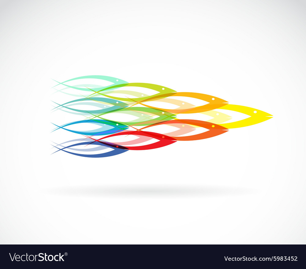 Fish teamwork Royalty Free Vector Image - VectorStock