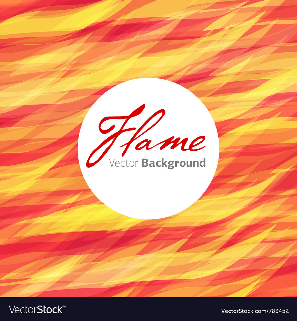 Flame fire background Royalty Free Vector Image