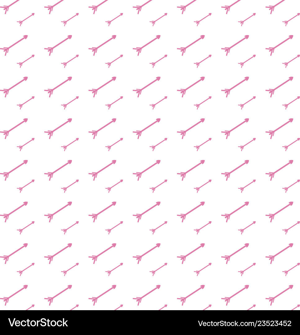 Pink arrows on white background decoration Vector Image