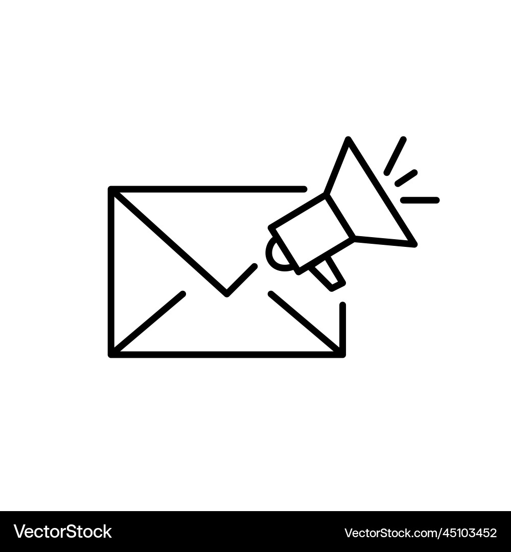 Promotional e-mail commercial offers pixel Vector Image