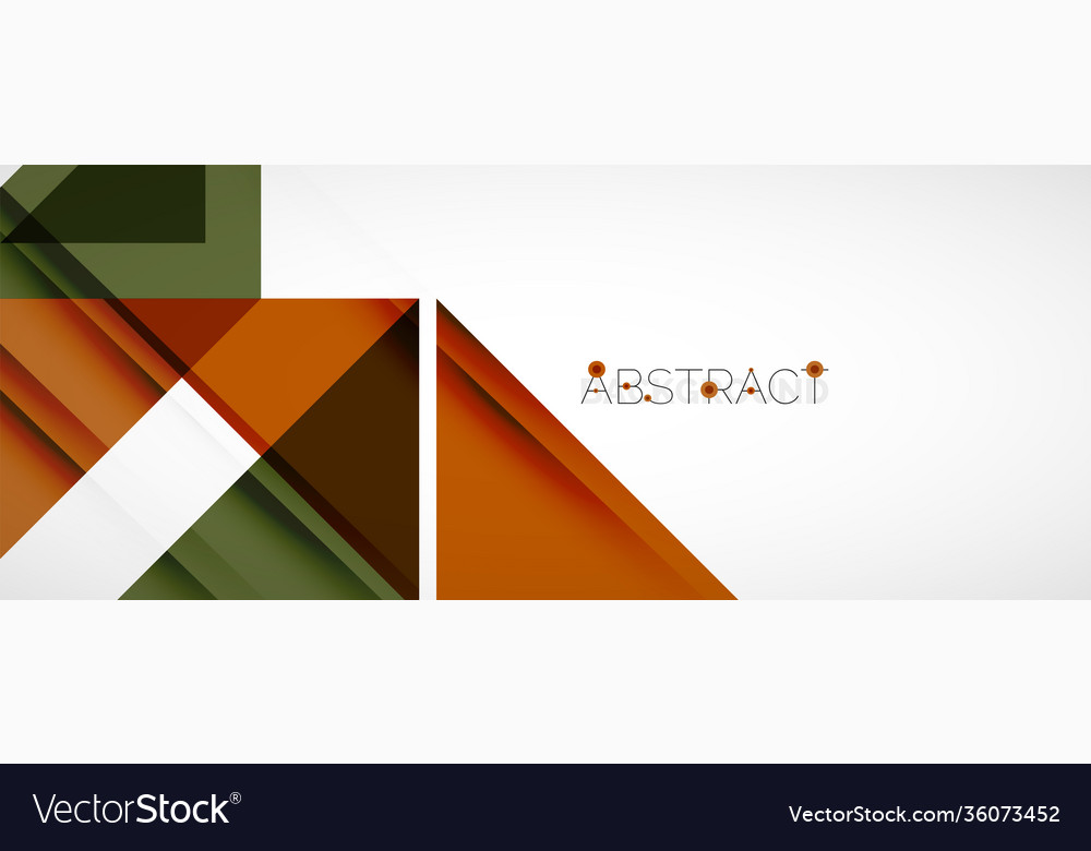 Set triangle geometric backgrounds Royalty Free Vector Image