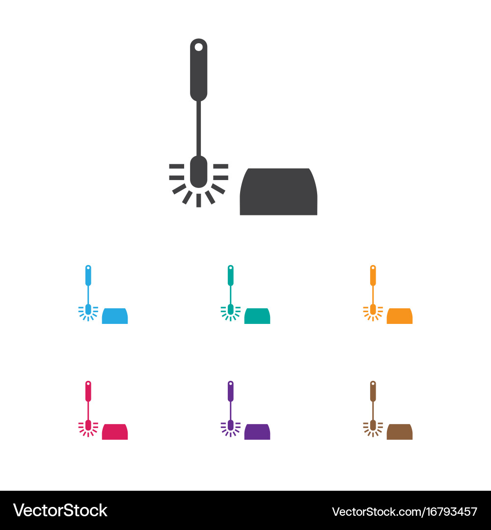 Cleaning symbol on toilet Royalty Free Vector Image