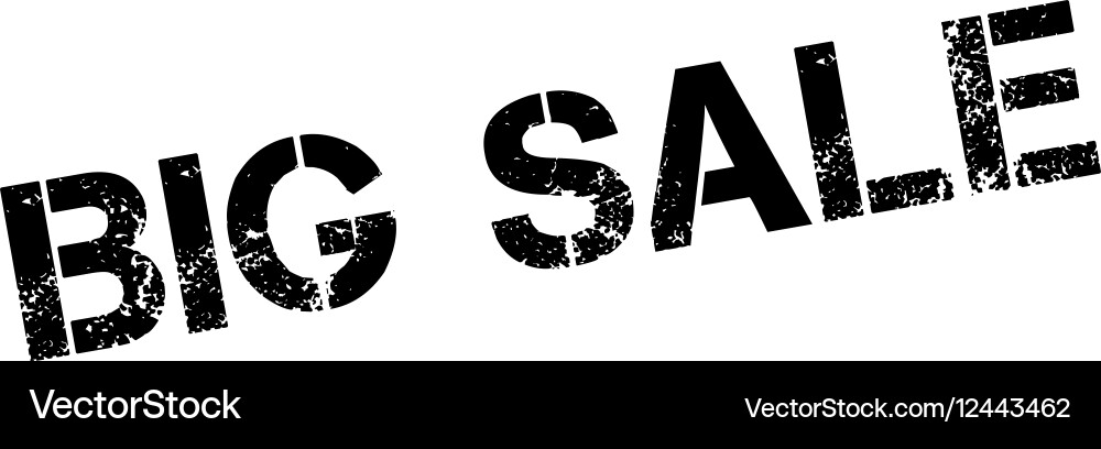 Big Sale rubber stamp Royalty Free Vector Image