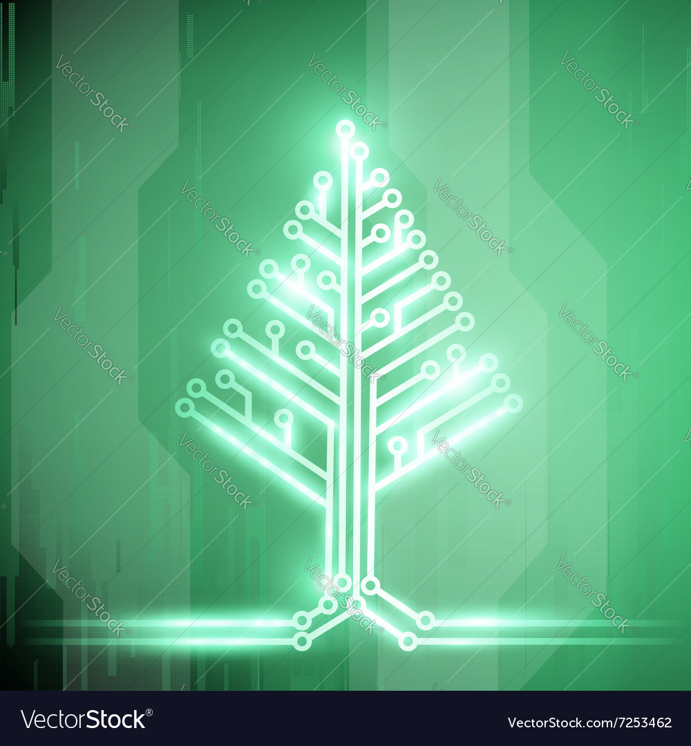 Christmas tree stock Royalty Free Vector Image