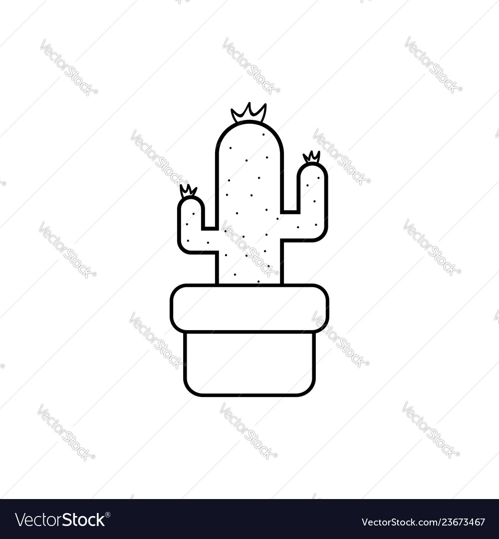 Cactus Royalty Free Vector Image - VectorStock