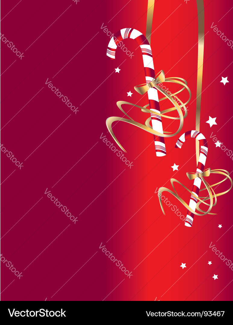 Candy canes background Royalty Free Vector Image