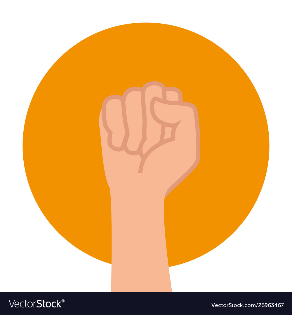 Hand human fist power icon Royalty Free Vector Image Hand human fist power icon Royalty Free Vector Image