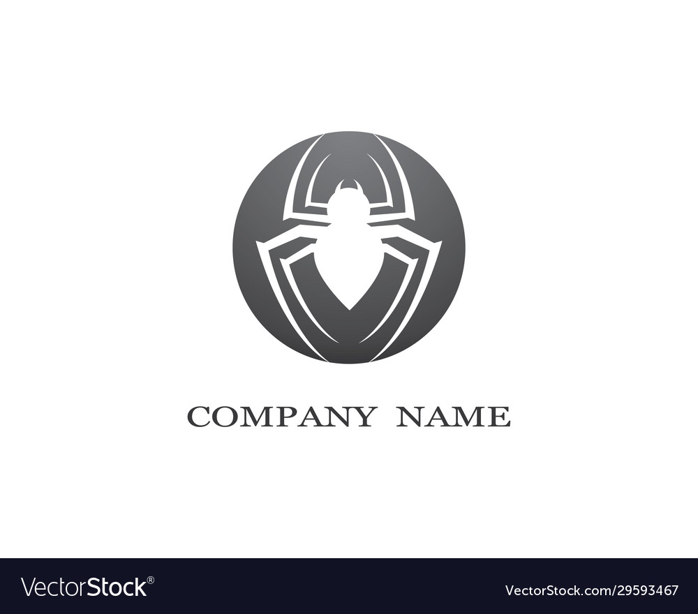 Spider symbol icon Royalty Free Vector Image - VectorStock